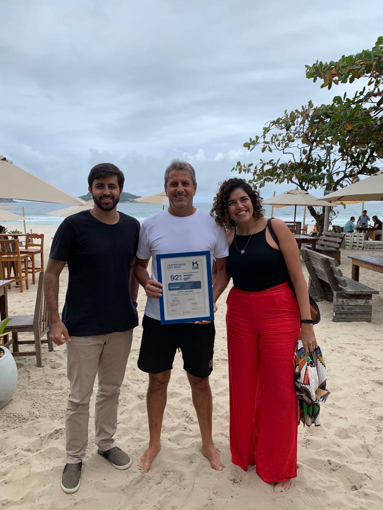 Quiosque K08 recebe Certificado Lixo Zero - Orla Rio