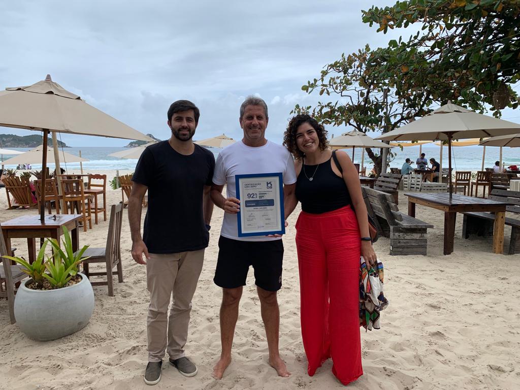 Quiosque K08 recebe Certificado Lixo Zero - Orla Rio